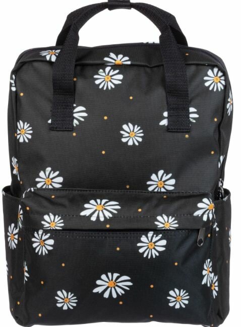 Рюкзак Комус Класс №1 School Квадро Ромашки, черный