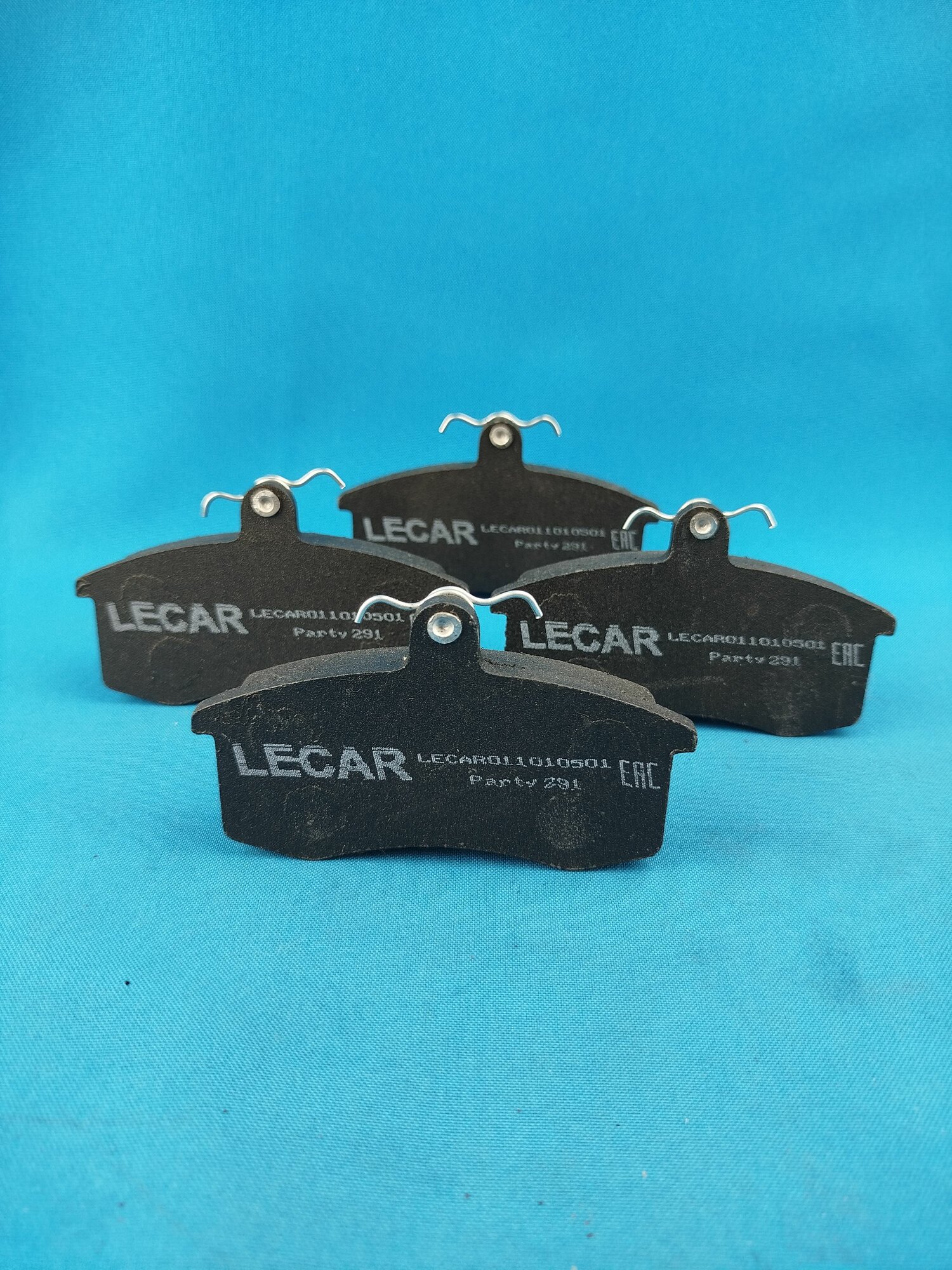 Колодки переднего тормоза "LECAR" для автомобилей ВАЗ 2108-15, Калина, Приора, Гранта