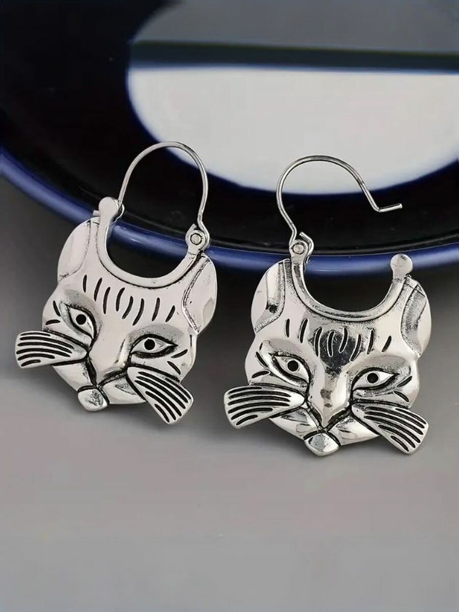 Серьги, металл