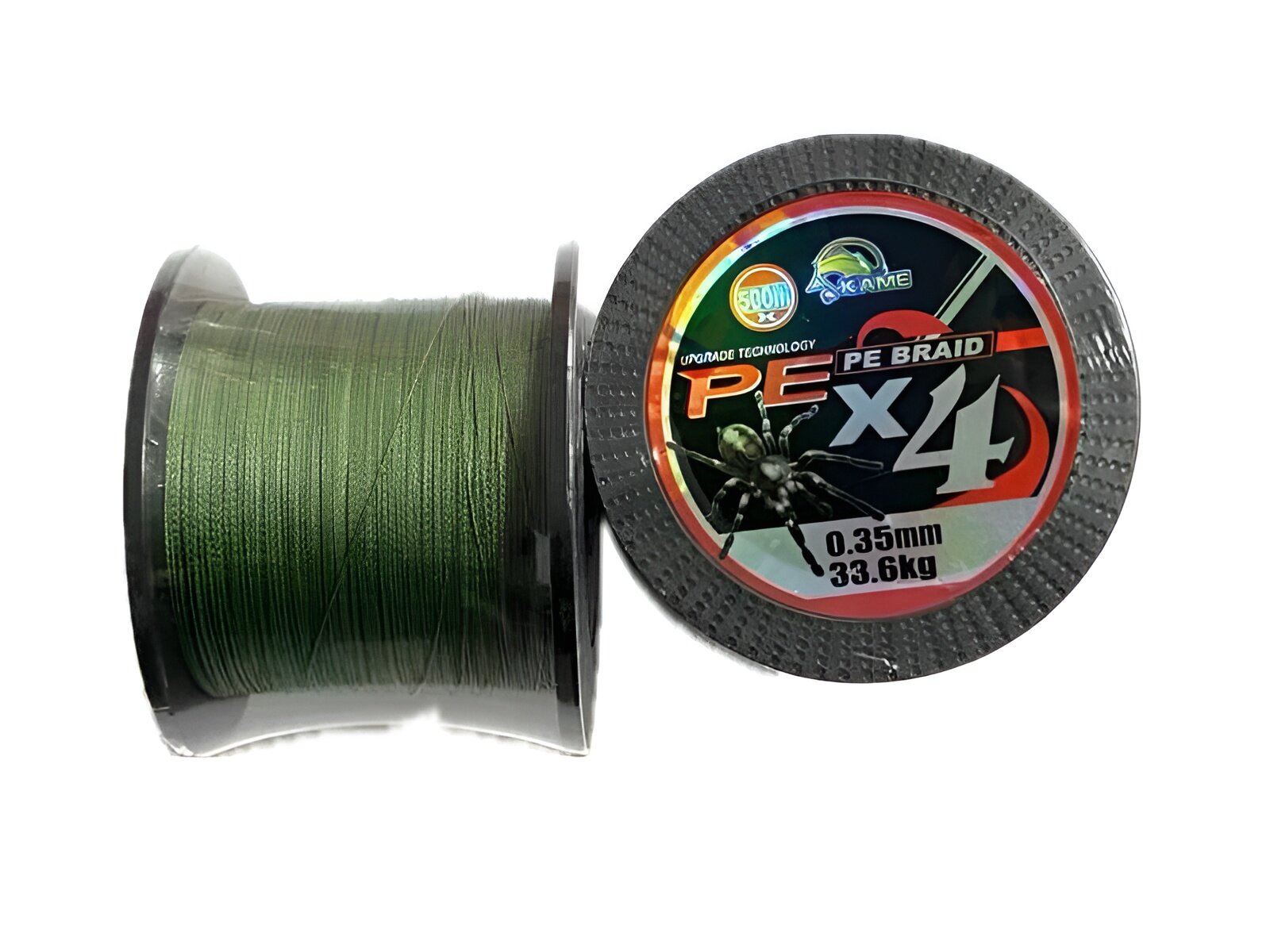 Плетеный шнур для рыбалки Kame PE BRAID X4 0.30 мм, 500 м, 33.6кг