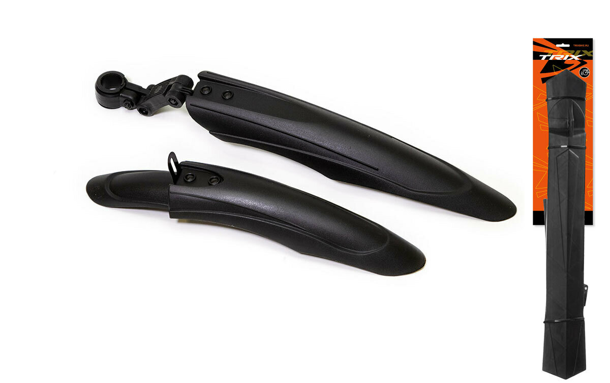 Велокрылья TRIX 20", комплект передний/задний, ширина 55мм, пластик