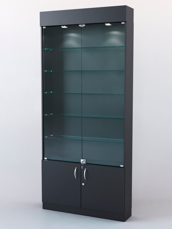 Витрина "шалость" №1-1-900 (задняя стенка ДВП), Черный. Производитель товара - компания Westcom.