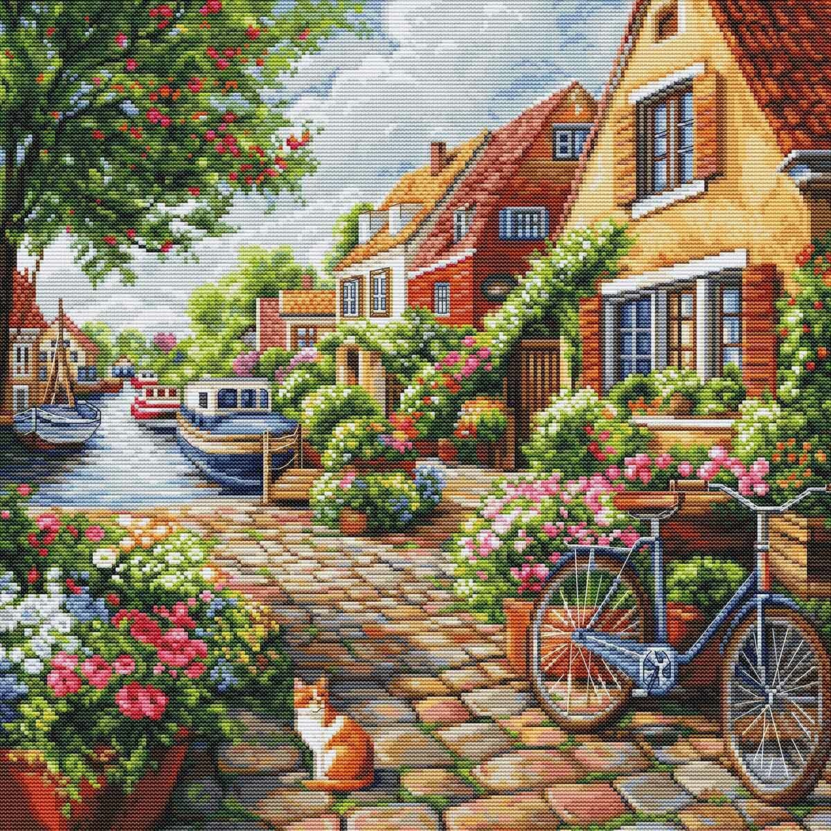 Набор для вышивания крестиком 'Летнее великолепие', 35*35 см, Luca-S