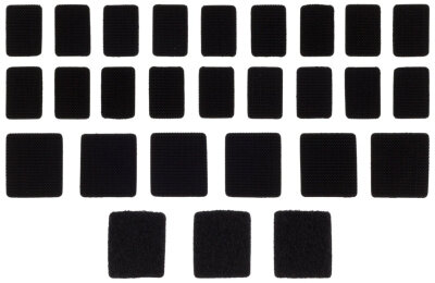 Комплект застежек POD KX Velcro Set (Black, OS, 2025 (KP400-001-OS))