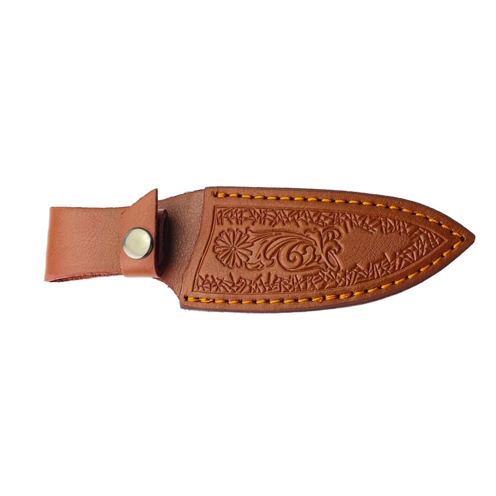 Кожаный футляр для хранения ножей, Практичные кожаные ножны, карманы