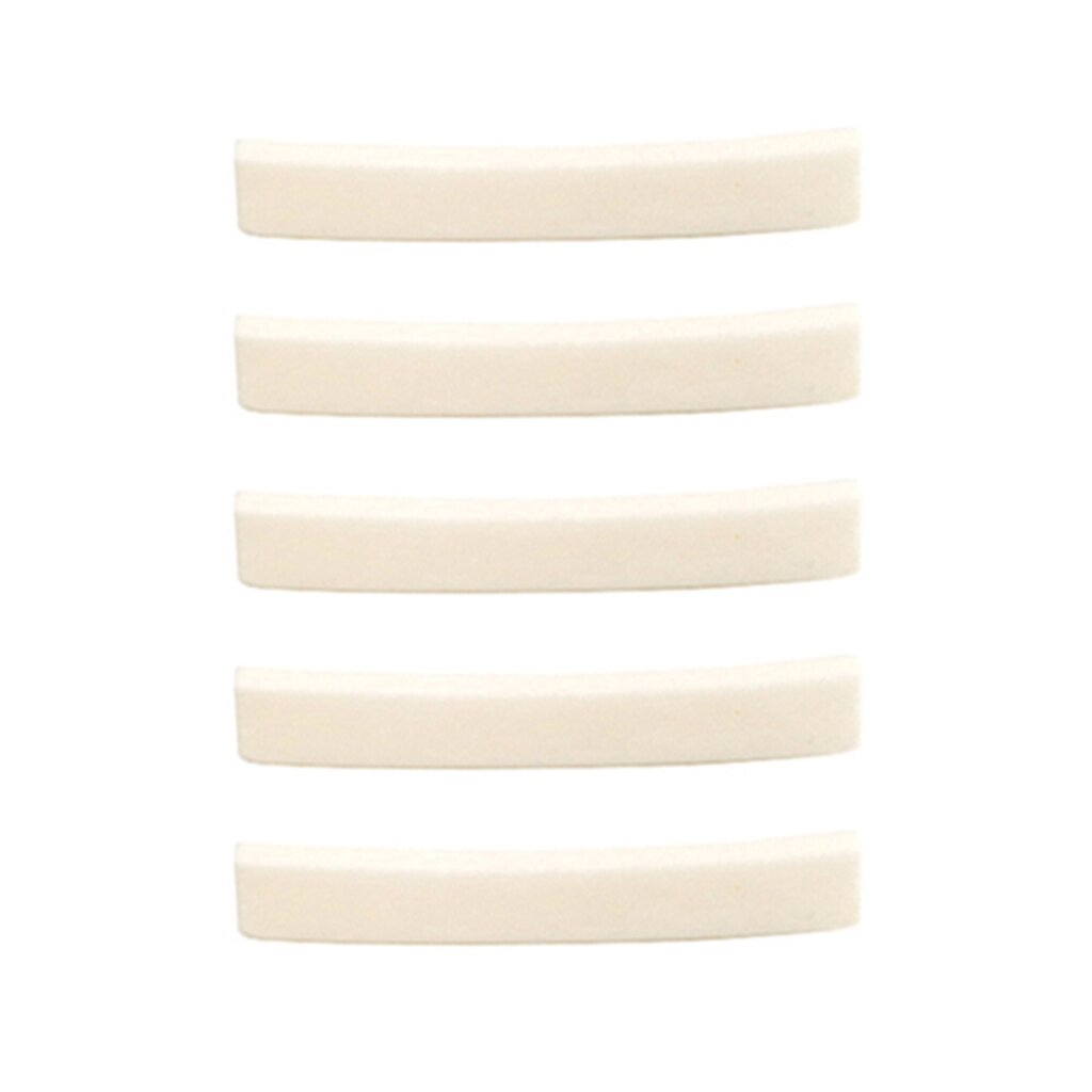 5 Шт Костяная Гайка для бас-гитары Без прорезей С Верхним Седлом В Винтажном Современном Стиле, Гайки Для Акустической Гитары, Заготовки Запасных Частей