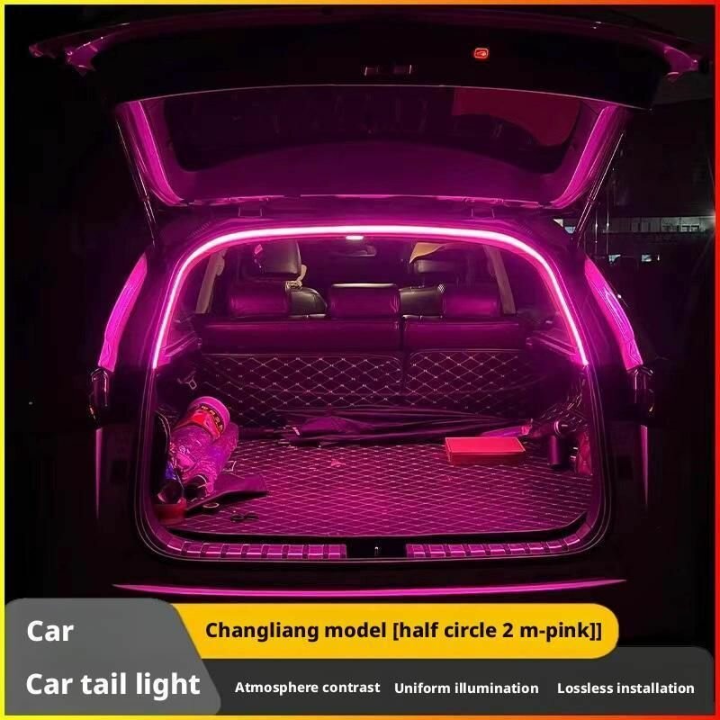 2M Светодиодная LED лента для багажника авто, Оригинальное автомобильное соединение, Белый свет