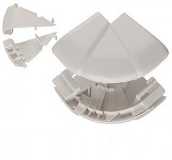 Угол внешний Legrand DLP, ABS-пластик, 105x50 см, монтажный, IP20, белый