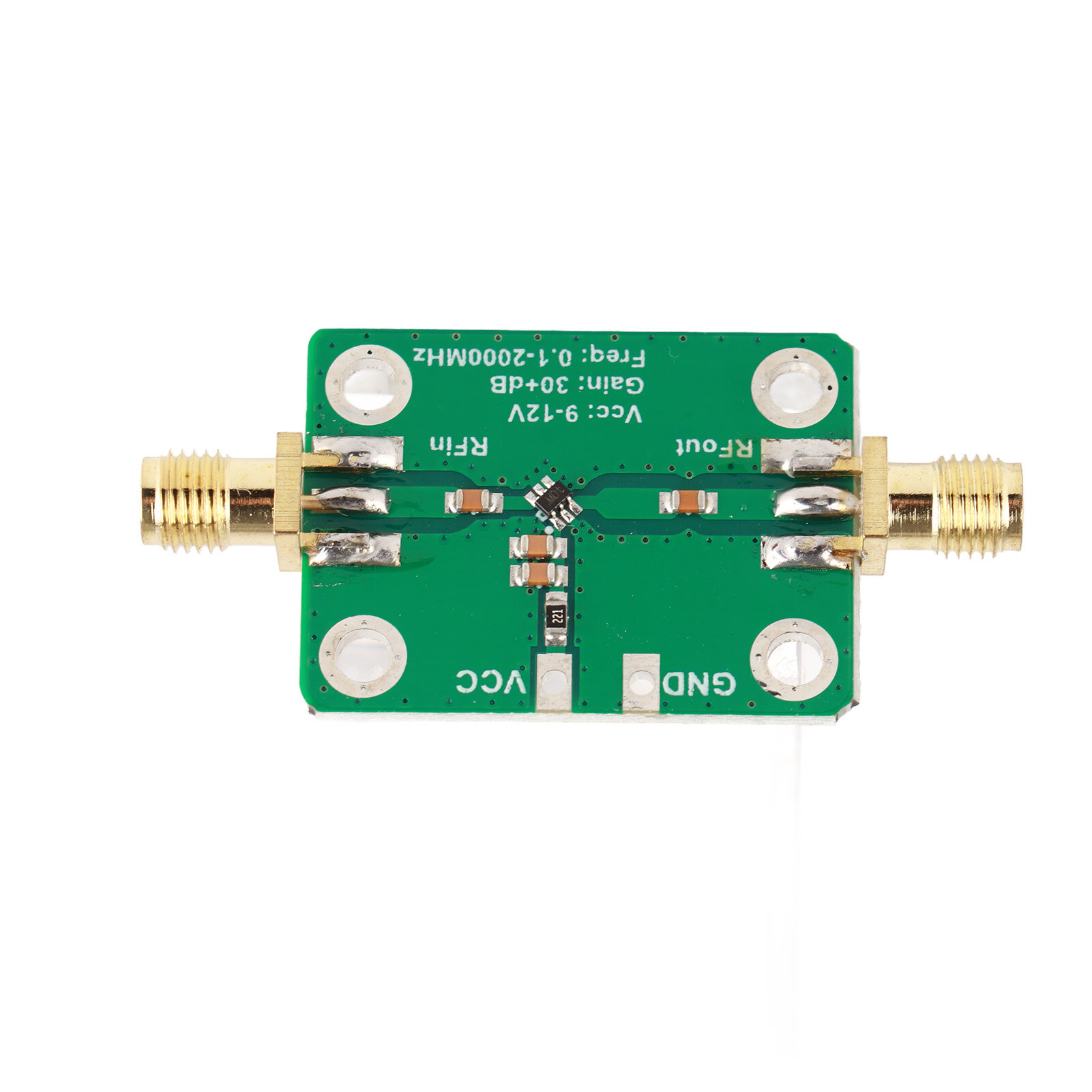 Малошумящий усилитель 0.1-2000 МГц 30 дБ, широкополосный