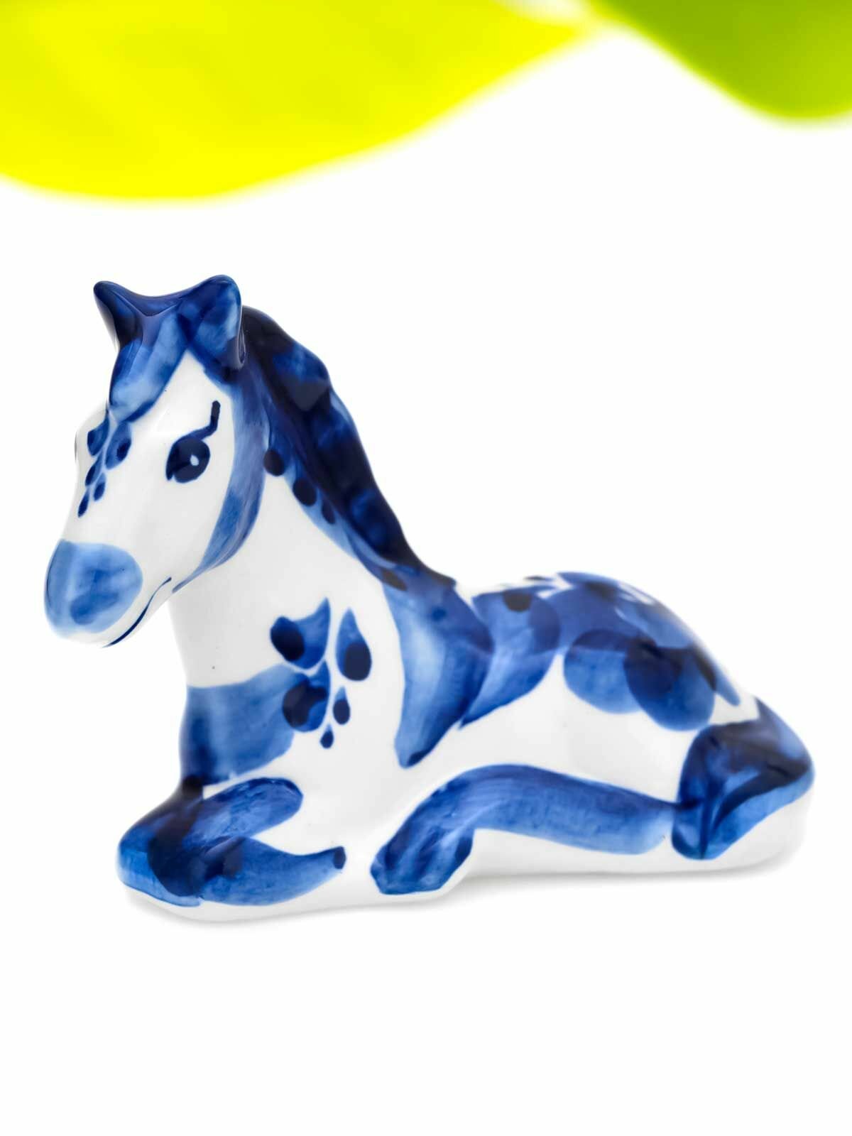 Фигурка коллекционная - Лошадка, Гжель, Фарфор, 6,5 см — отзывы покупателей