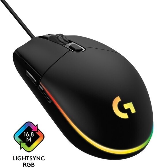Игровая мышь Logitech G102 LightSync Black