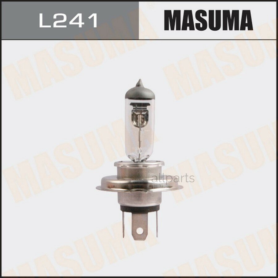 MASUMA L241 Лампа 12V H4 100/90W MASUMA 1 шт. картон L241