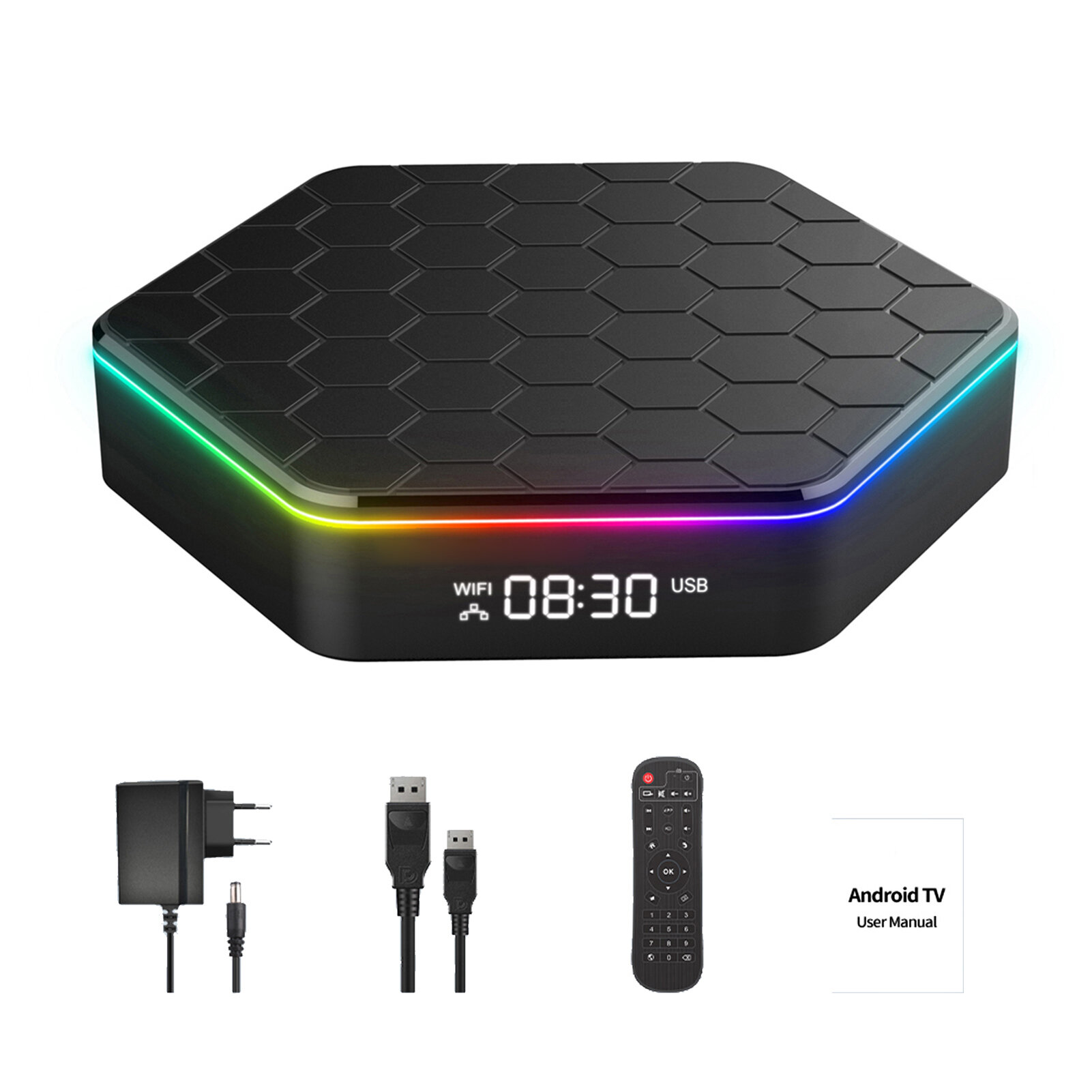 T95ZPlusAndroid12.0SmartTVBoxAllwinnerH618Четырехъядерныймедиаплеер4KДекорирование6KH.265VP9ДвухдиапазонныйWiFi6BT5.0Цифровойдисплейспультомдистанционногоуправления