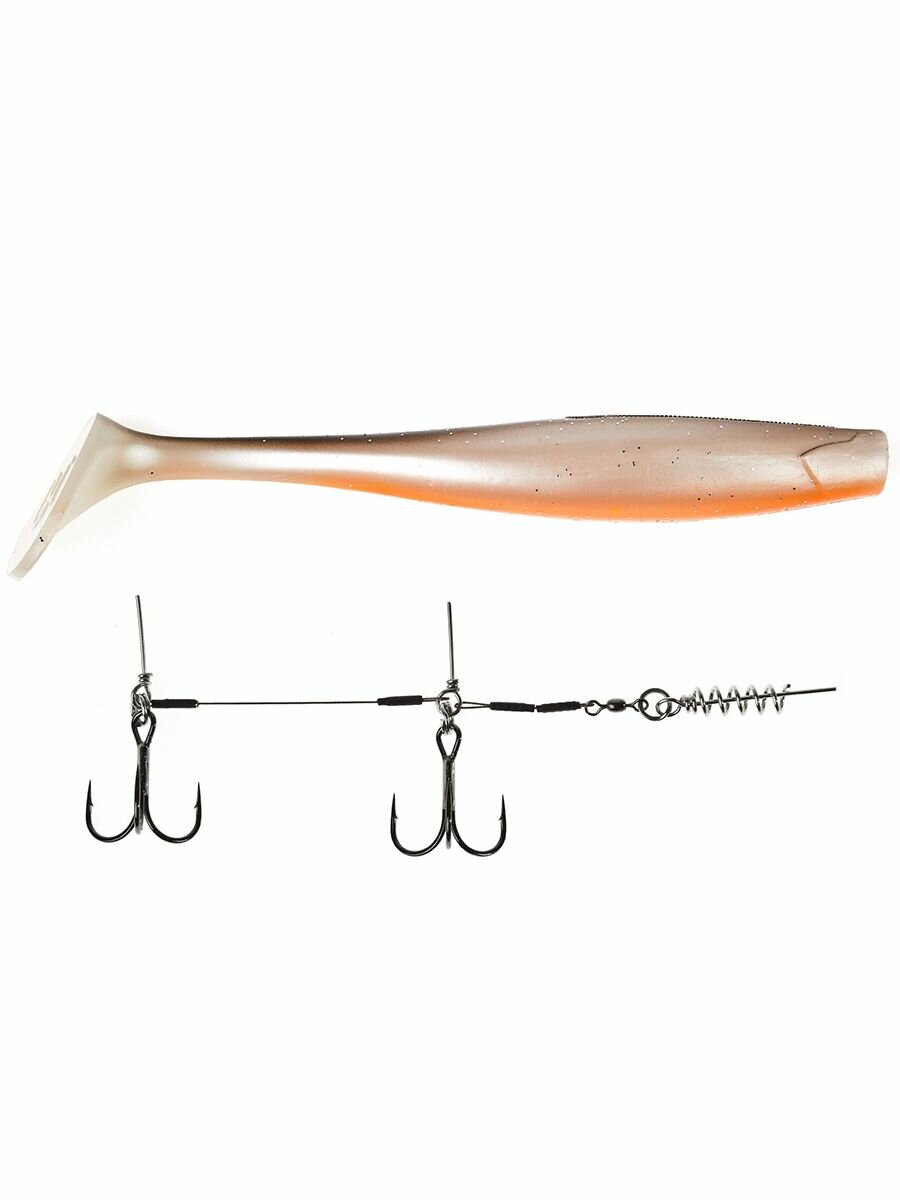 Виброхвост LJ 3D BBS Series GIANT KUBIRA SWIM SHAD 10,3in (26,00)/PG18 1 шт. в упак.+Stinger XL