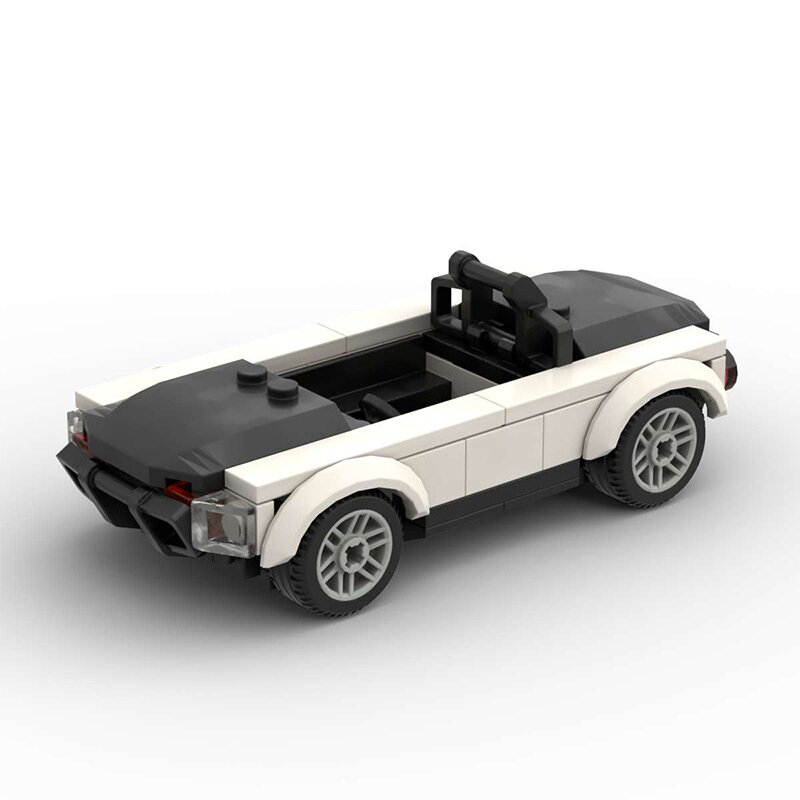 MOC набор пазлов игрушечная модель, классический кабриолет креативная сборка автомобиля, детский подарок