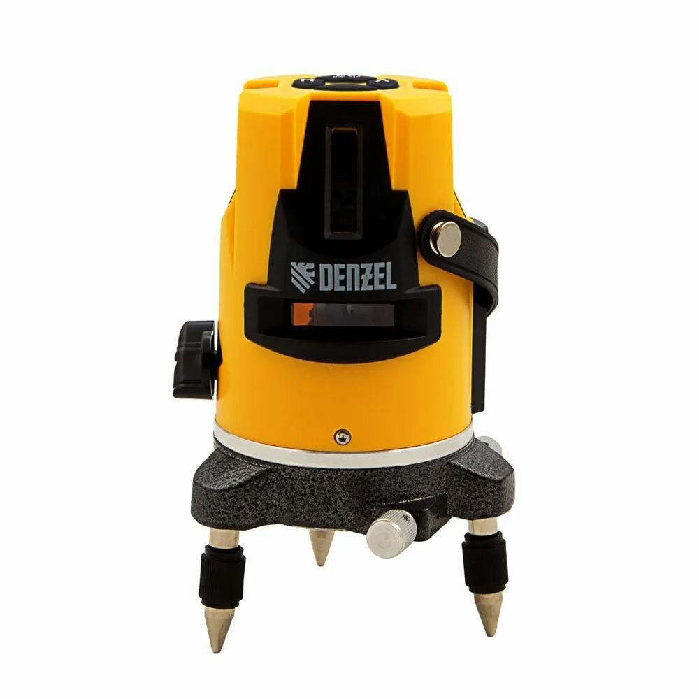 Лазерный уровень Denzel LX3, 10 м, 0,3мм/1м, 635 нм, резьба 5/8", 35070