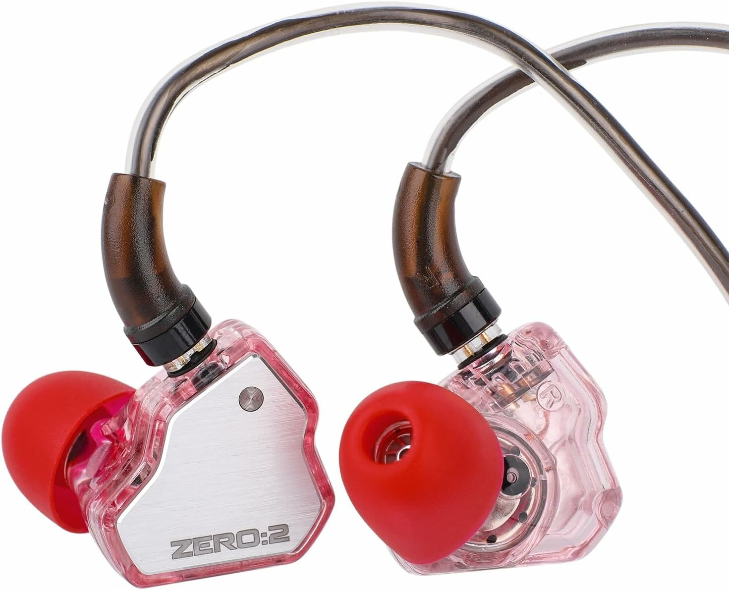 7HZ x Crinacle Zero: 2, розовый, проводные наушники