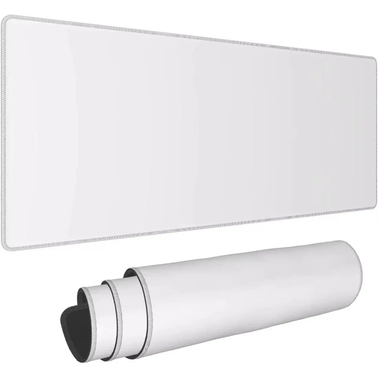 Большой однотонный полностью белый коврик для мыши, простой коврик для мыши, игровая подушка 100x50, ковер для офисного стола, аксессуар для компьютерного стола, ПК геймер