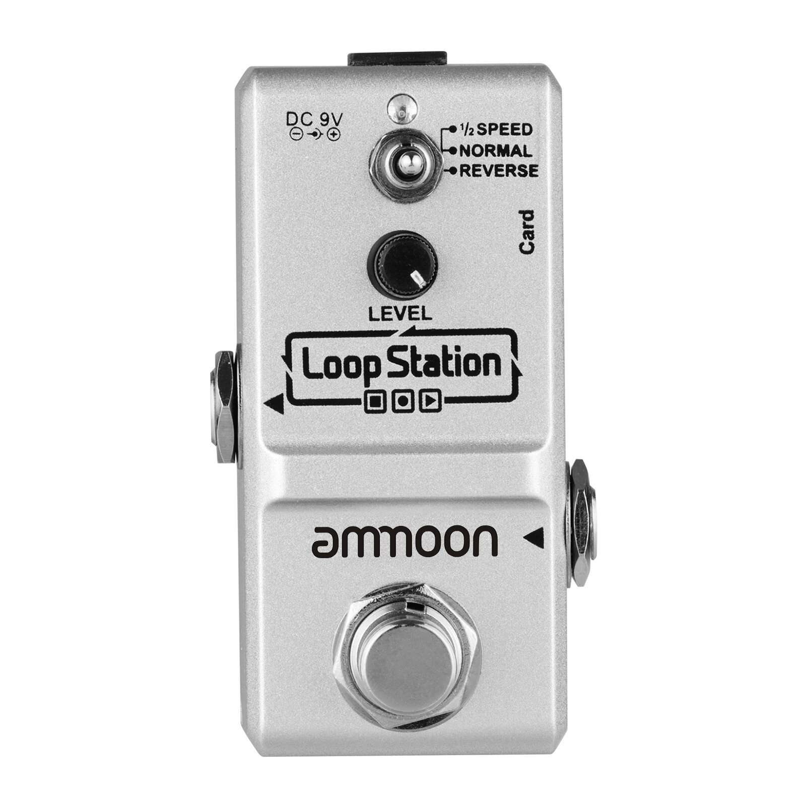 Ammoon Loop Station Mini Guitar Looper Педаль эффектов 10 минут Время записи 3