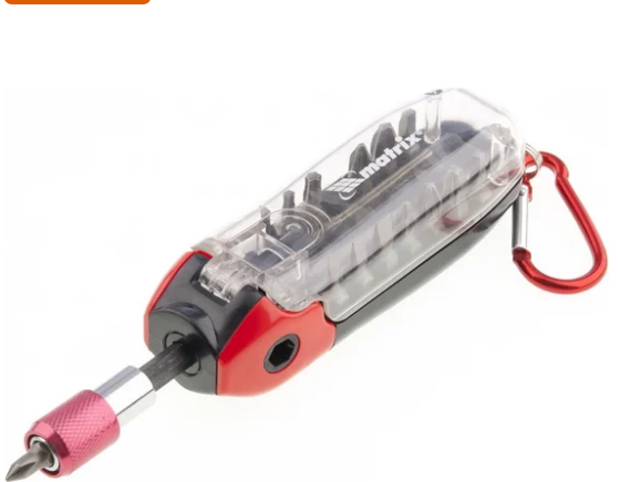 Многофункциональный набор бит, crv, 18 шт.// matrix