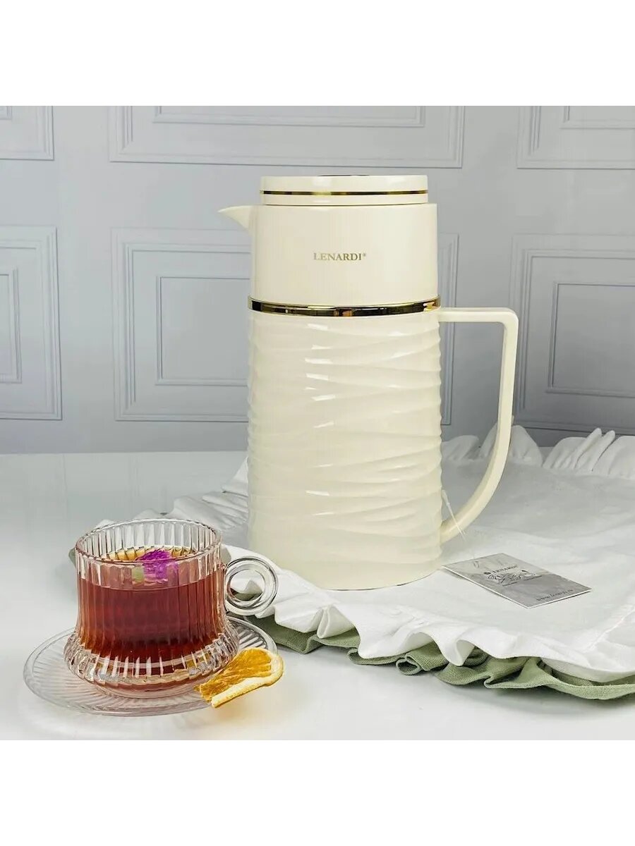 Термос Lenardi 1000мл пластик, стекло