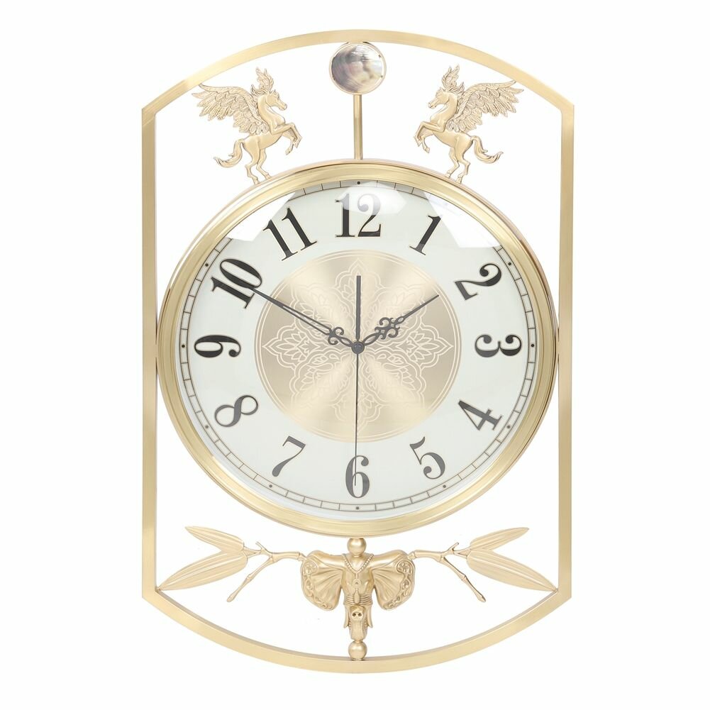 Настенные часы в форме лошади с арабскими цифрами для домашнего декора