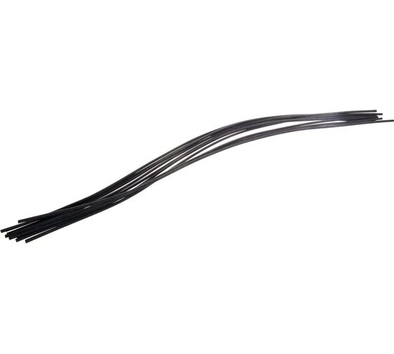 Термоусадочная клеевая трубка КВТ, ТТК 2:1-4.8/2.4 черная 74300