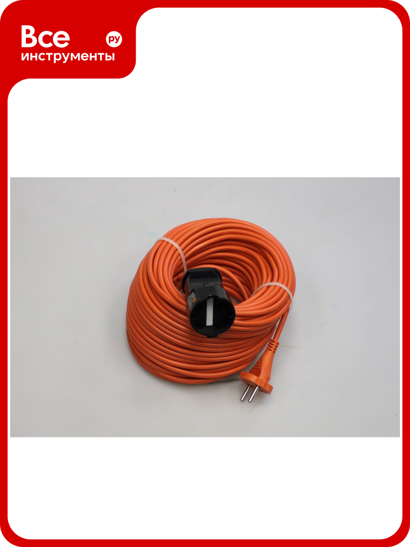 Удлинитель ООО "ГОСТ-электро" 1x20 м ПВС 2x0,75 Меркурий УП6-159 "МРК" 330124, 20 м
