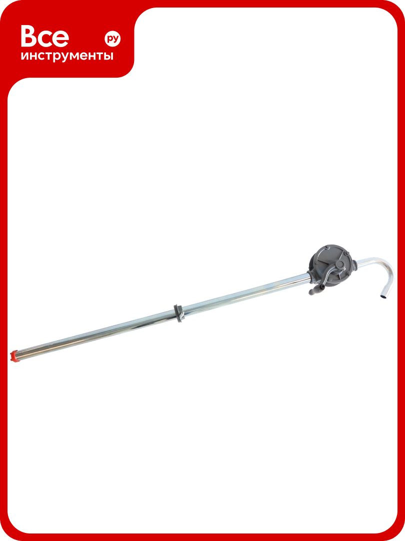 Насос ручной механический для раздачи масла дизеля и бензина KraftWell роторный, привод роторный