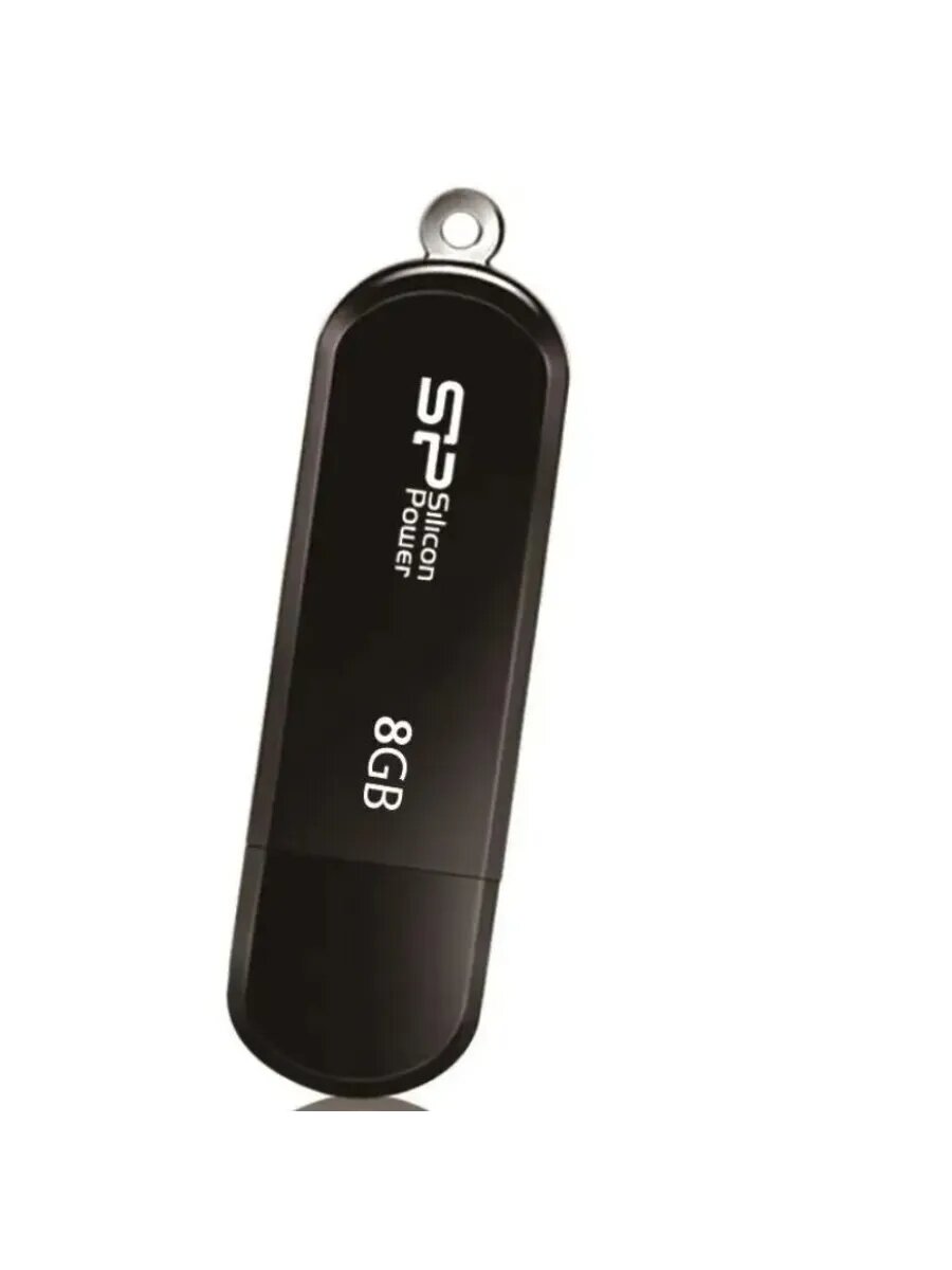 8 ГБ LuxMini 322 SP008GBUF2322V1K черный USB 2.0 A