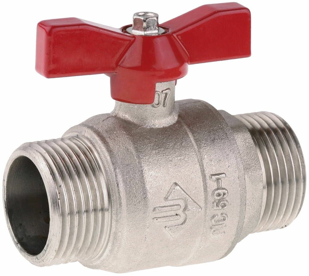 Шаровой кран ЗУБР d 1", тип "папа-папа" 51355-N-1