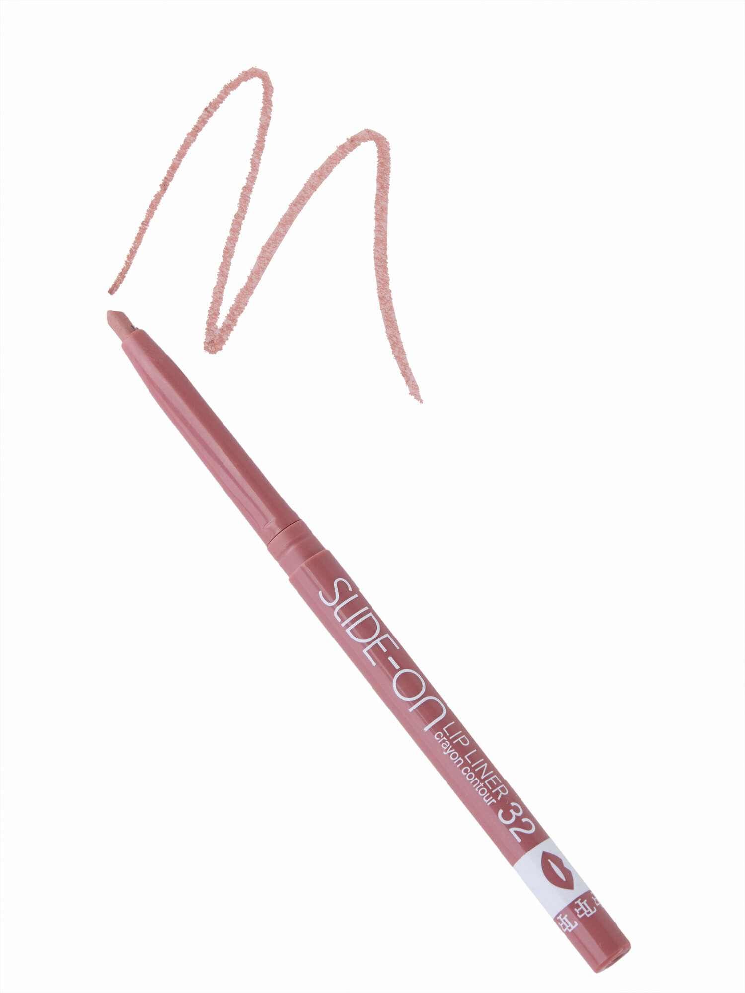 Карандаш для губ автоматический TF cosmetics Slide-on Lip Liner, тон 32 pastel pink / пастельно-розовый