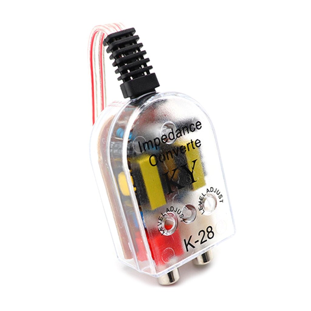 Модуль адаптера для автомобильного стерео с регулируемым усилителем, 2-канальный