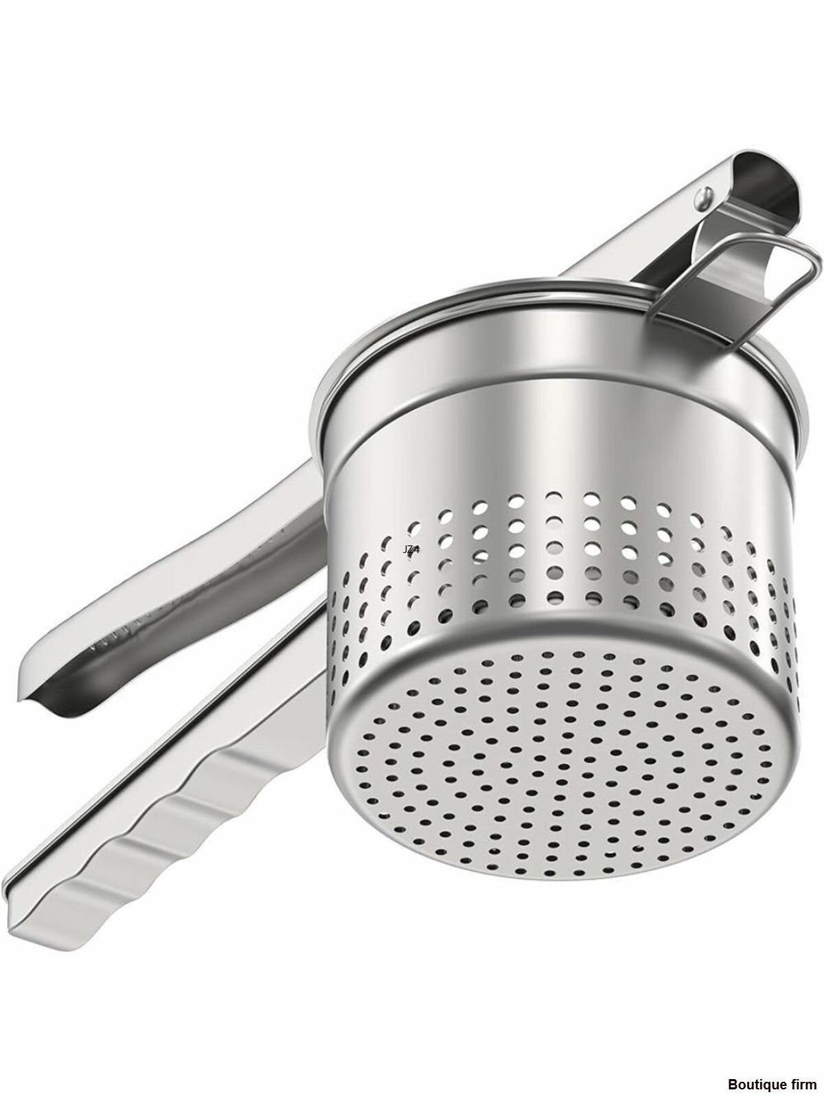 Большая картофелемялка емкостью 15 унций, машинка для измельчения картофеля и овощей из нержавеющей стали, кухонные инструменты с эргономичными ручками, приспособления для отжима и разминания