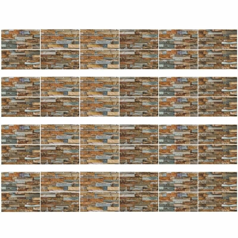 Самоклеящаяся плитка под кирпич