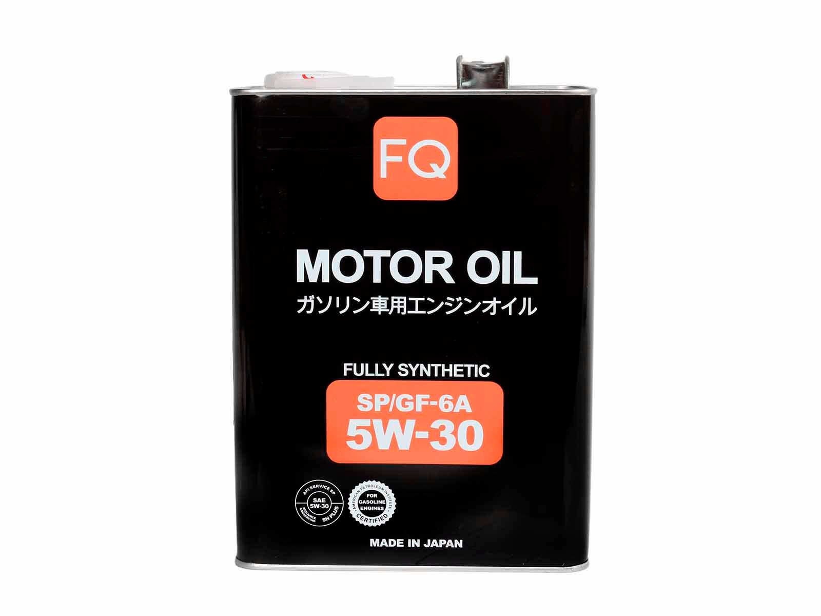 Масло моторное FQ FULLY SYNTHETIC SP/GF-6A 5W30 4л