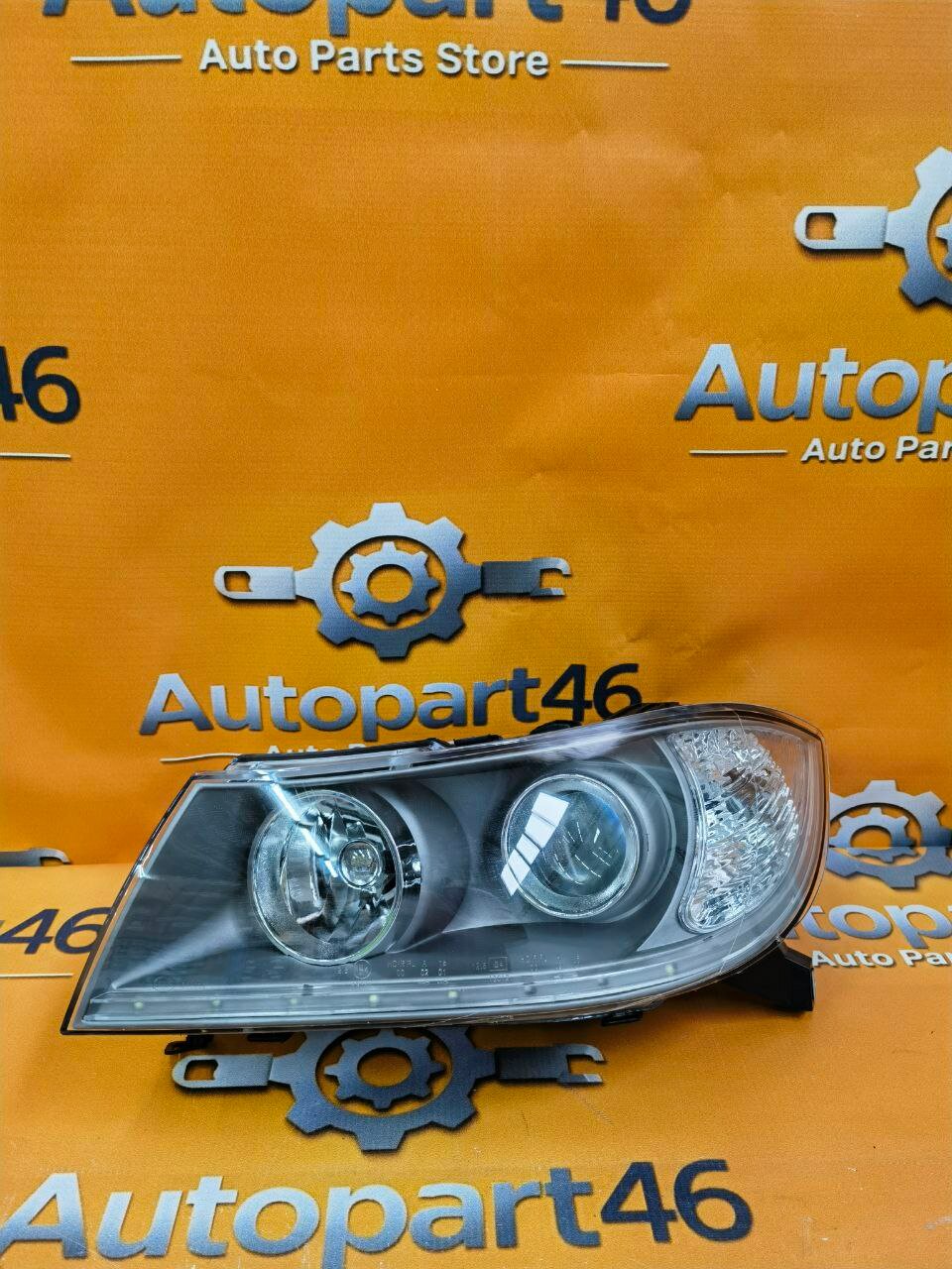 Фара передняя левая лифан солано 620 LIFAN SOLANO 2008-14 c моторчиком электрокорректора