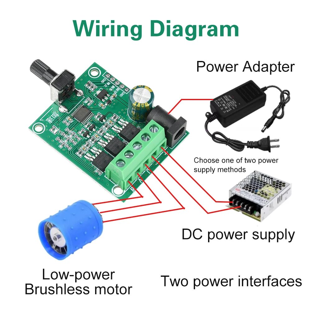 Aideepen Three-phase DC Brushless Motor Control Board — фото 1
