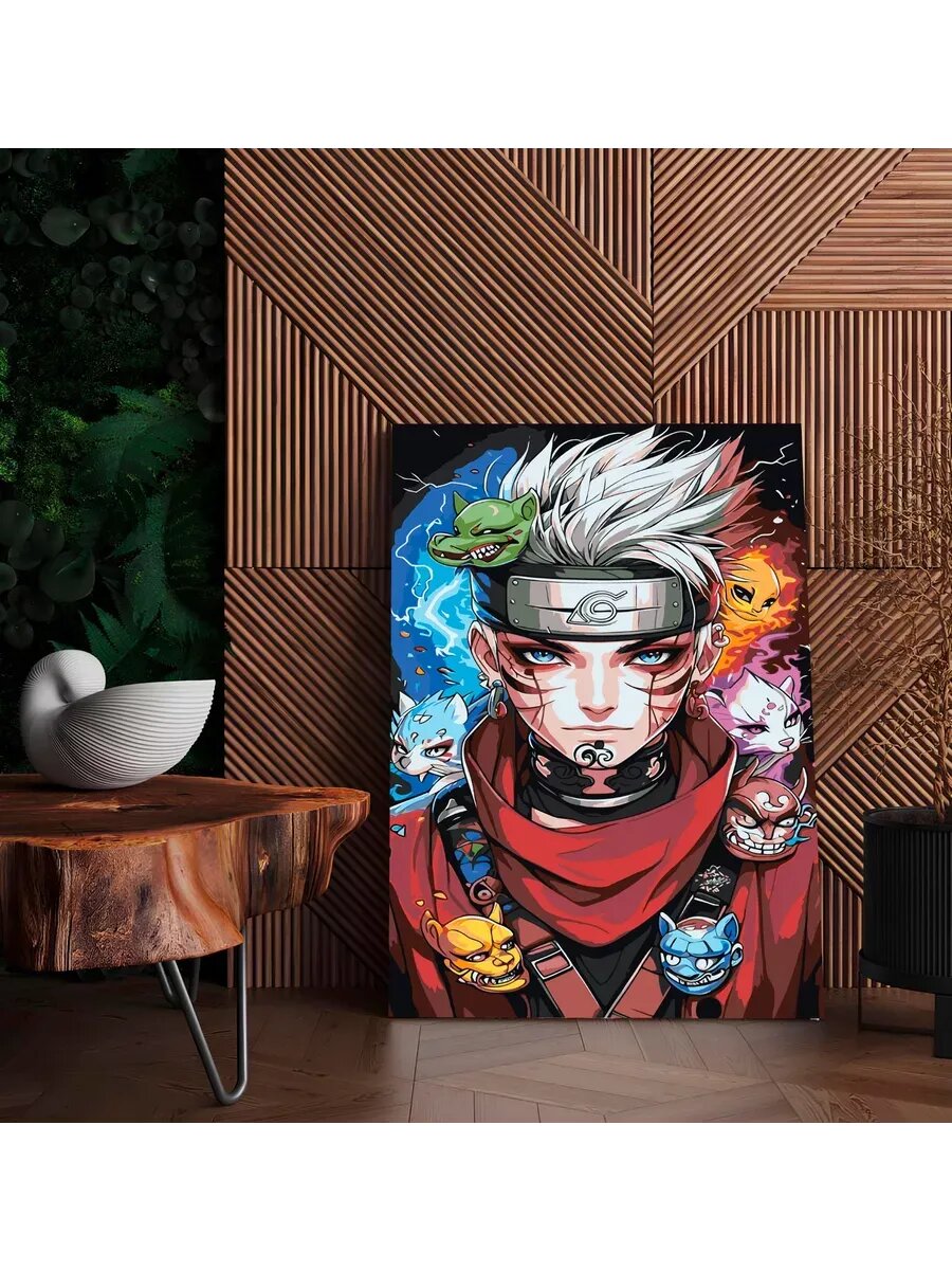 Картина по номерам Наруто-демон