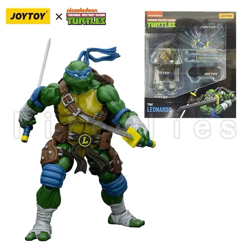 Фигурки JOYTOY Черепашки-ниндзя 1/18 Leonardo