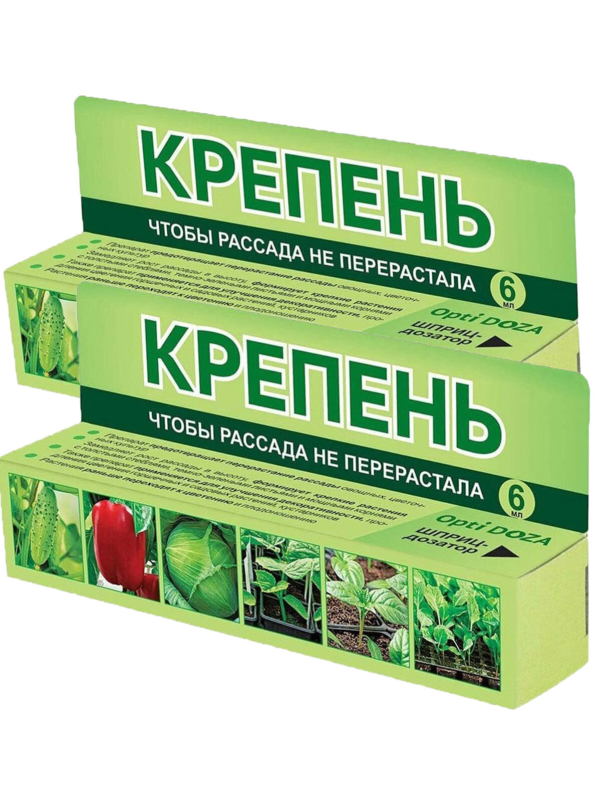 Крепень, регулятор роста, удобрение для развития растений, 6 мл х 2 шт
