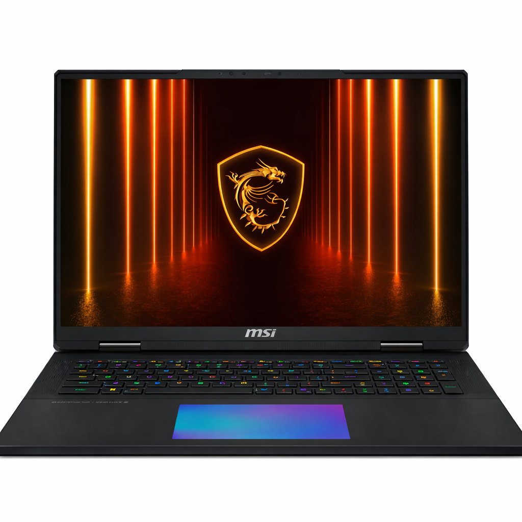 Игровой ноутбук MSI Titan 18 HX AI (Intel Ultra 9, 64 ГБ, 6ТБ, RTX 5090, 120 Гц, Win 11 Pro) Чёрный