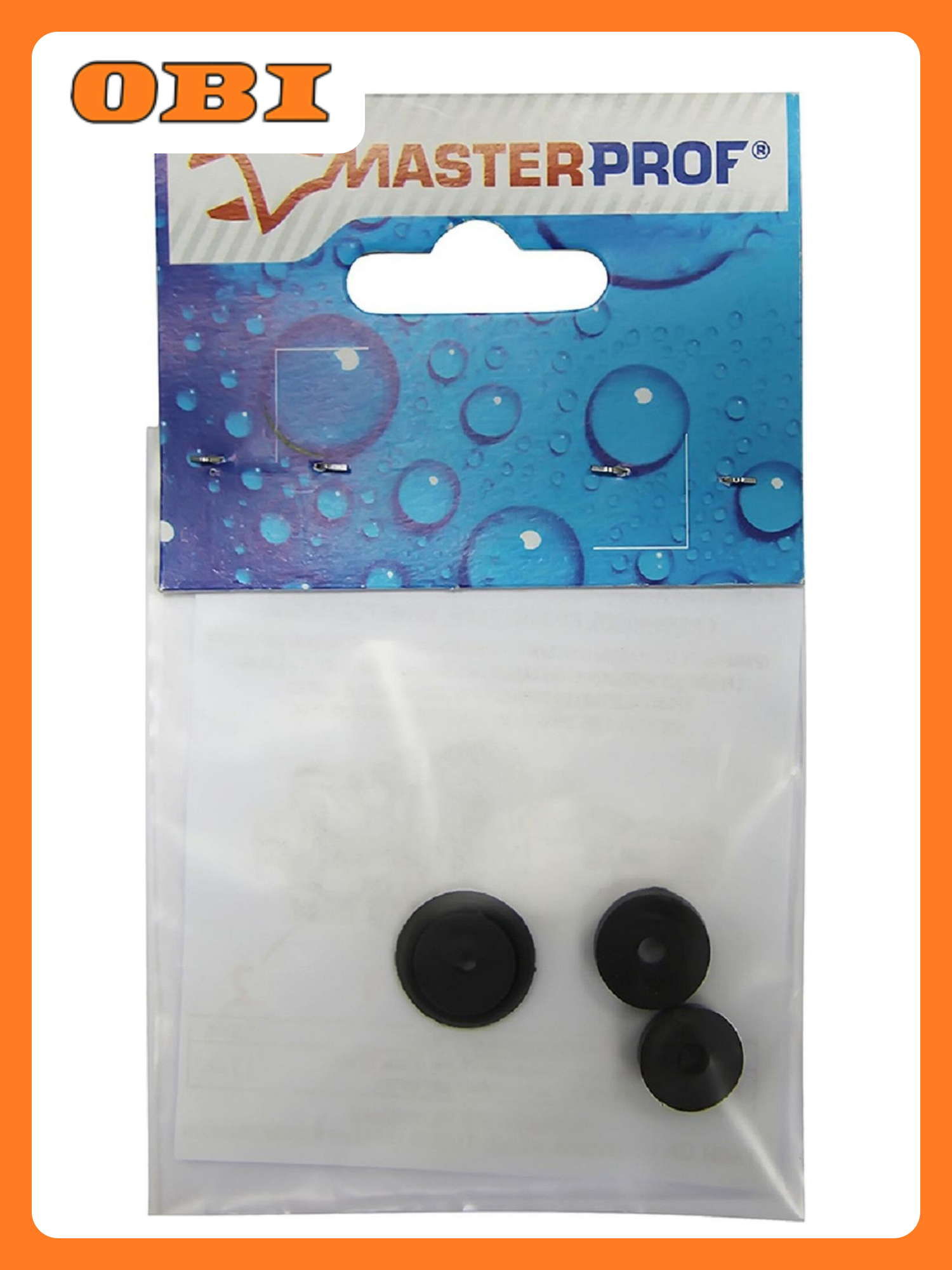 Набор прокладок для кран-буксы MasterProf резина 4 шт