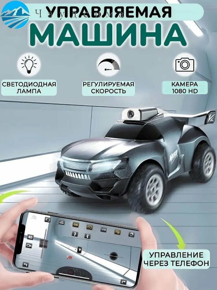Машинка на пульте управления с камерой