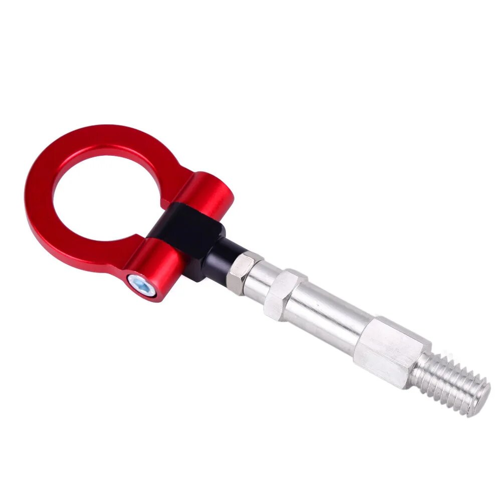 RASTP-алюминиевый буксировочный крюк для прицепа, задний буксирный крюк для гоночного автомобиля для Audi 10-15 с ЧПУ JDM Style RS-TH008-13 red