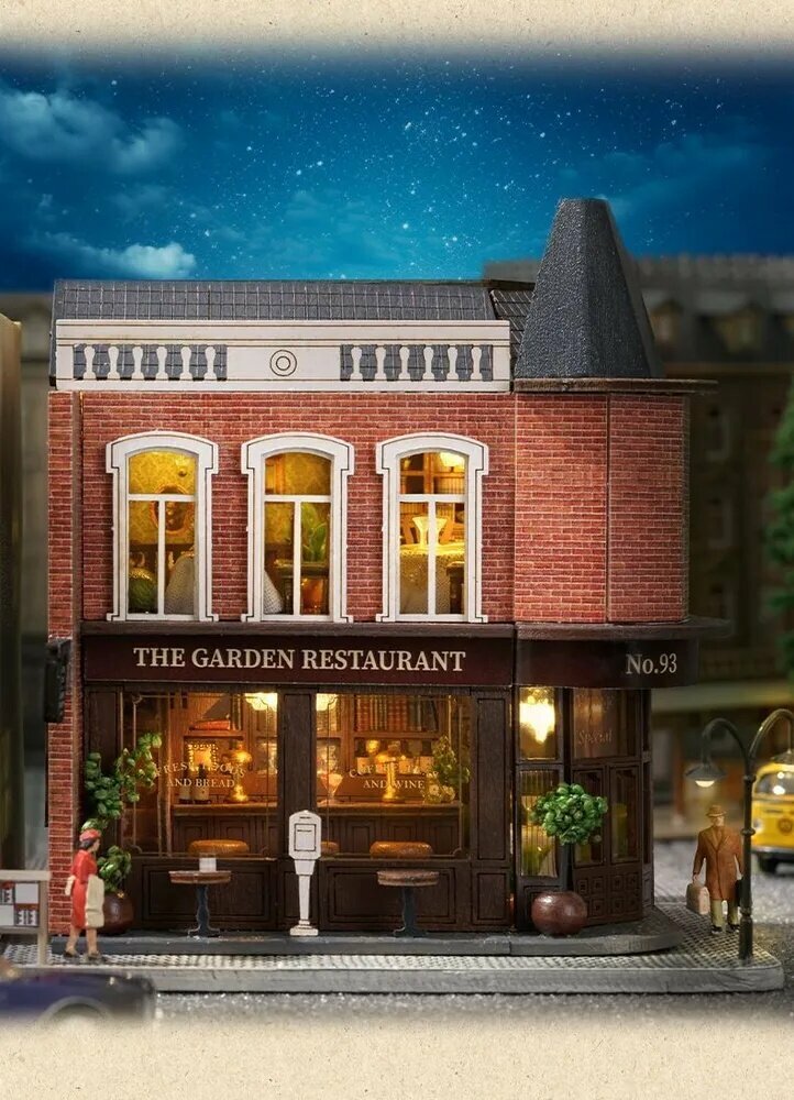 Румбокс "Семейное Кафе" Интерьерный конструктор (Roombox D-016)