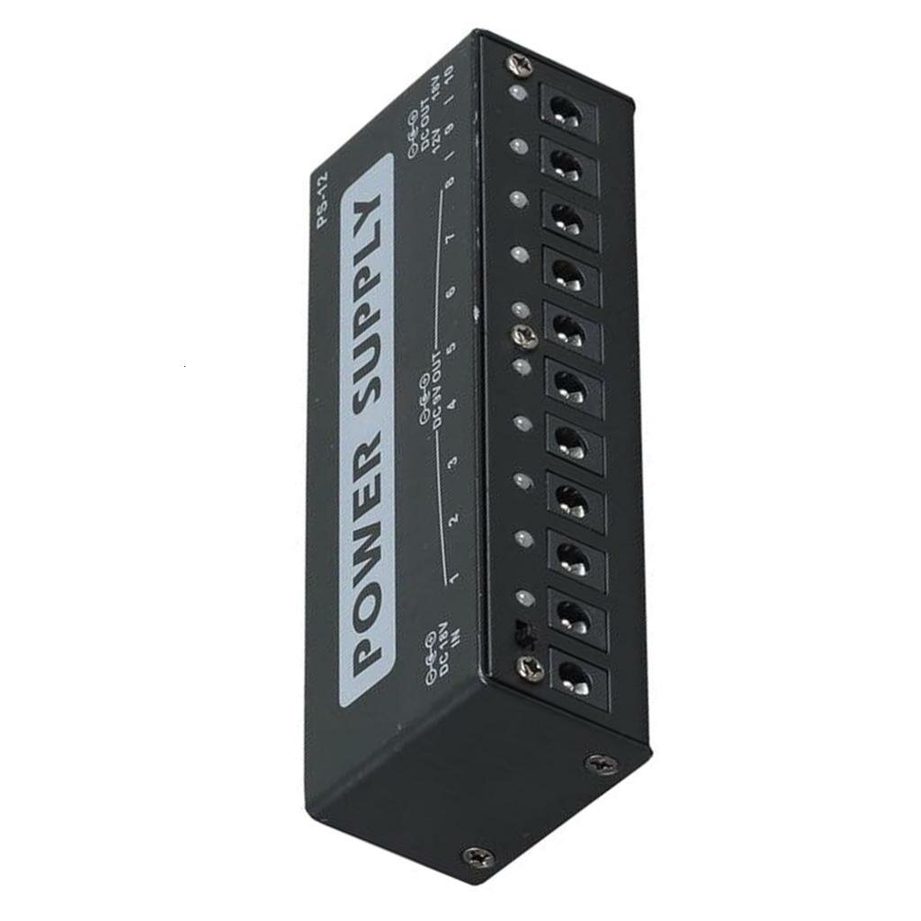 Блок питания для гитарных педалей, 10 выходов, EU