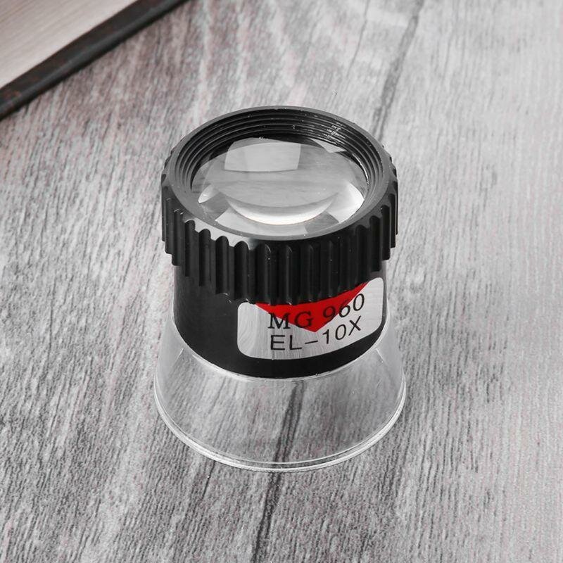 10-кратный увеличительный луп для монет и ювелирных изделий, Черный - Другое