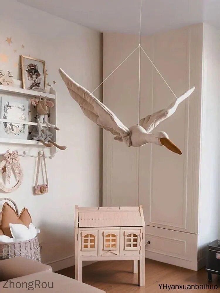 Декор для балдахина шатра в детскую комнату "Аист"