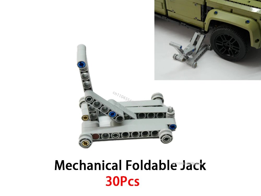 MOC набор деталей для тюнинга Land Rover Defender 42110 MOC Jack